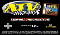 Game misterioso da Renegade Kid é ATV Wild Ride para o Nintendo DS ...